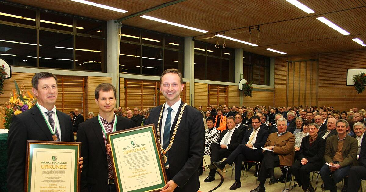 Gemeindemedaillen für Hans Jürgen Sack und Tim Pistor