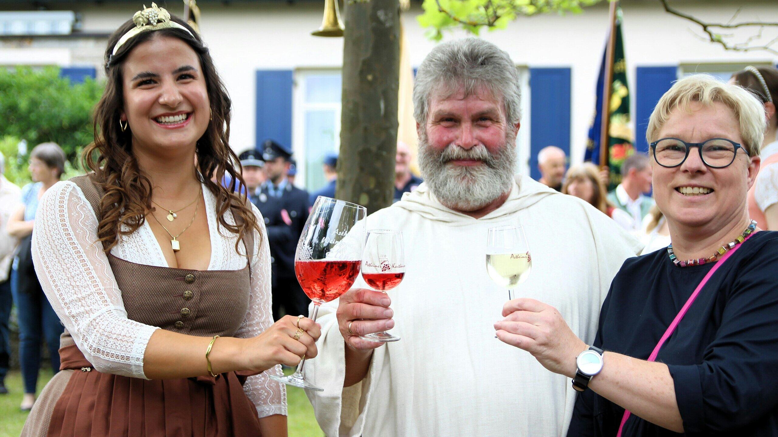 Leo Wagenhäuser: Tragende Säulen beim Astheimer Weinfest