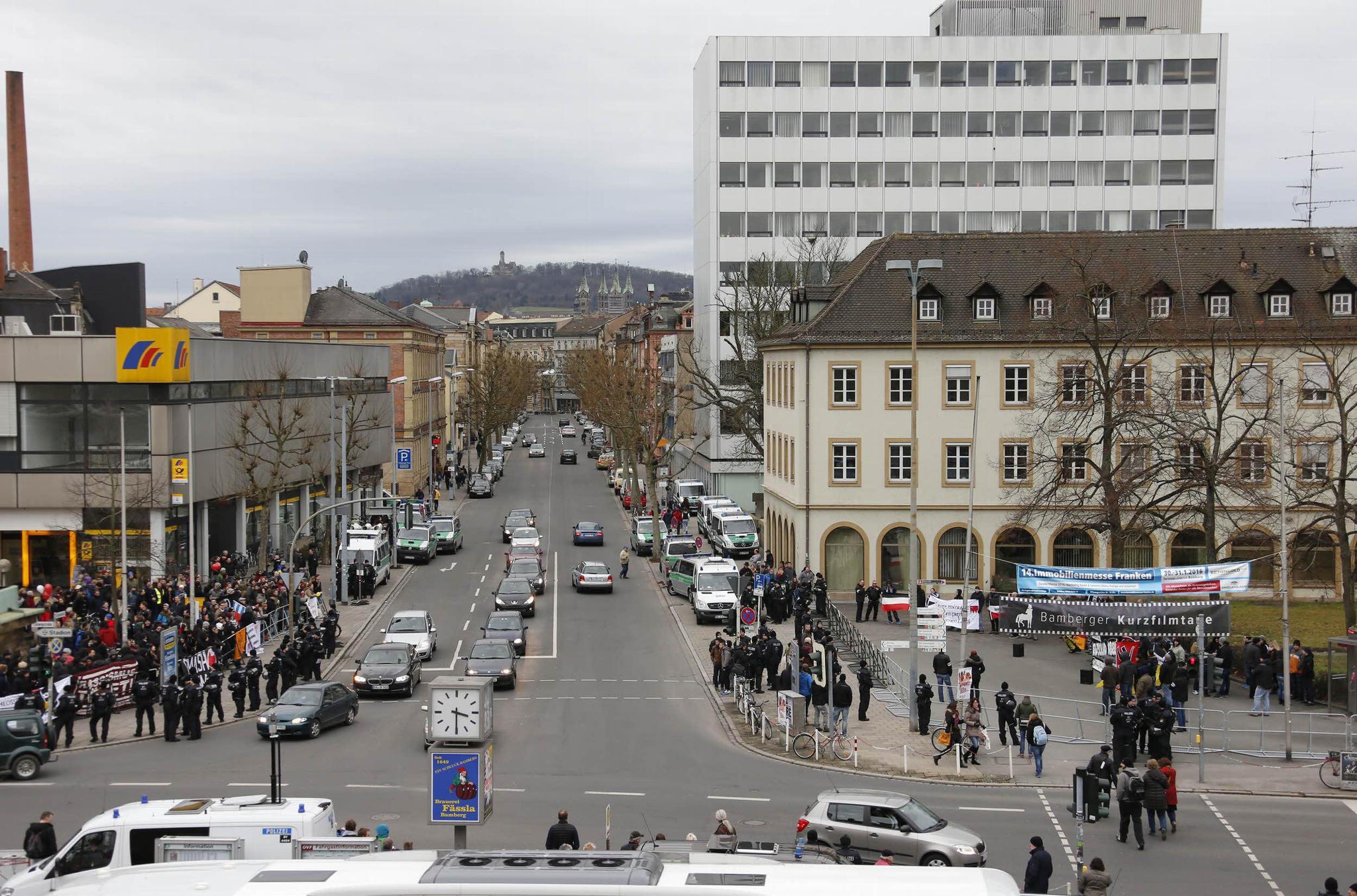 Demos gegen Neonazis in Bamberg friedlich
