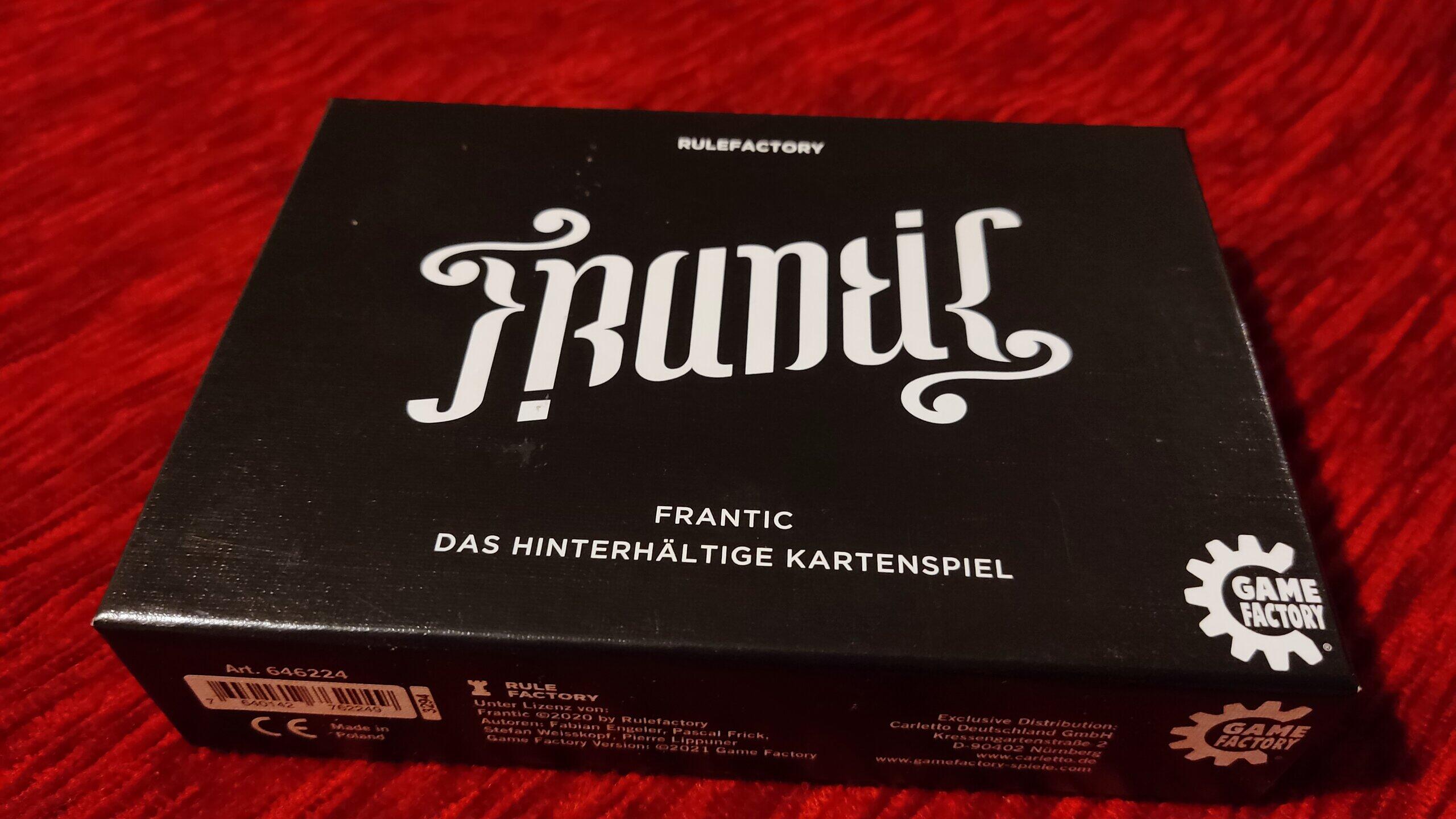 Spiele-Test "Frantic": So spielt sich das böse Uno