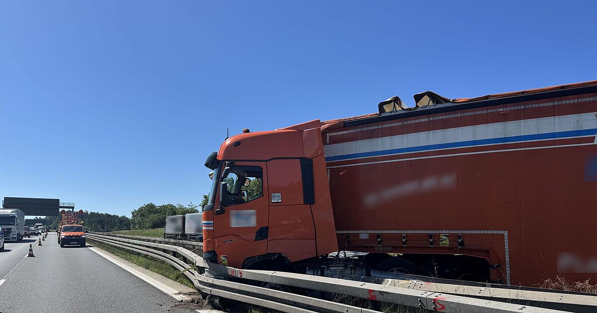 Kreis Nürnberger Land: Verletzter bei Lkw-Unfall - A3 an Autobahnkreuz ...