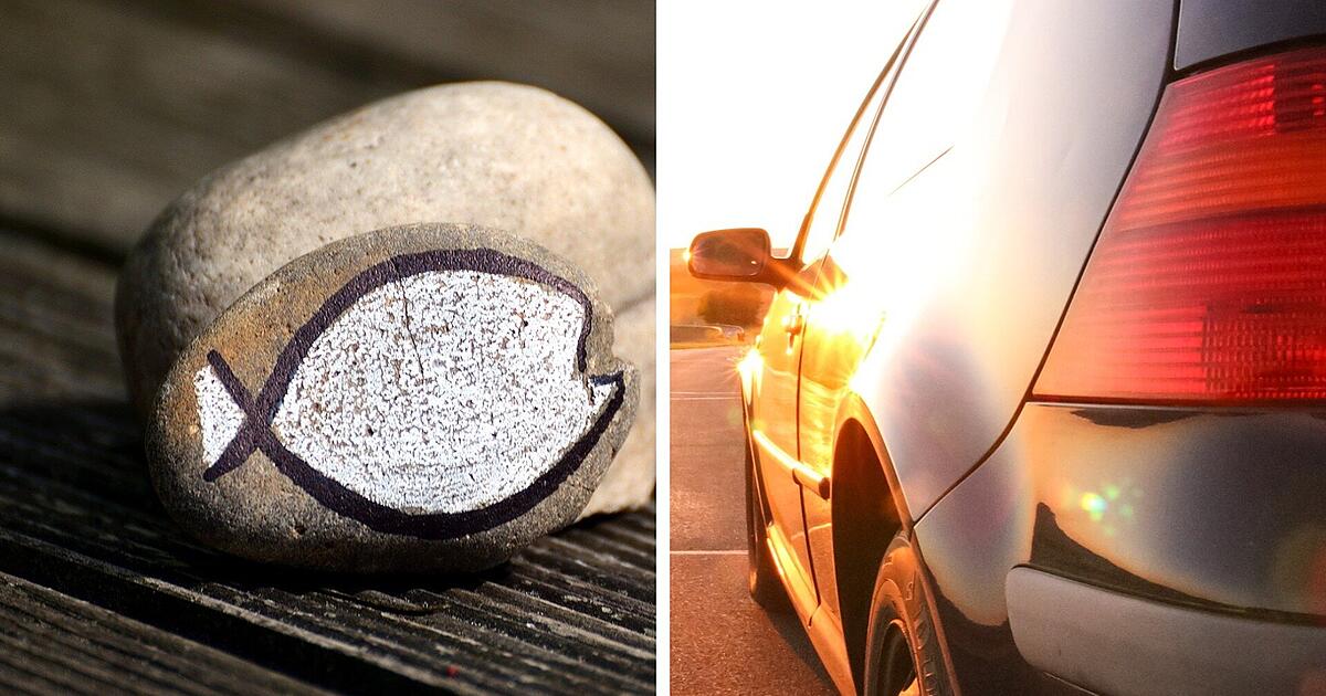 Fisch-Symbol auf Auto: Was hat es mit dem beliebten Aufkleber auf sich?