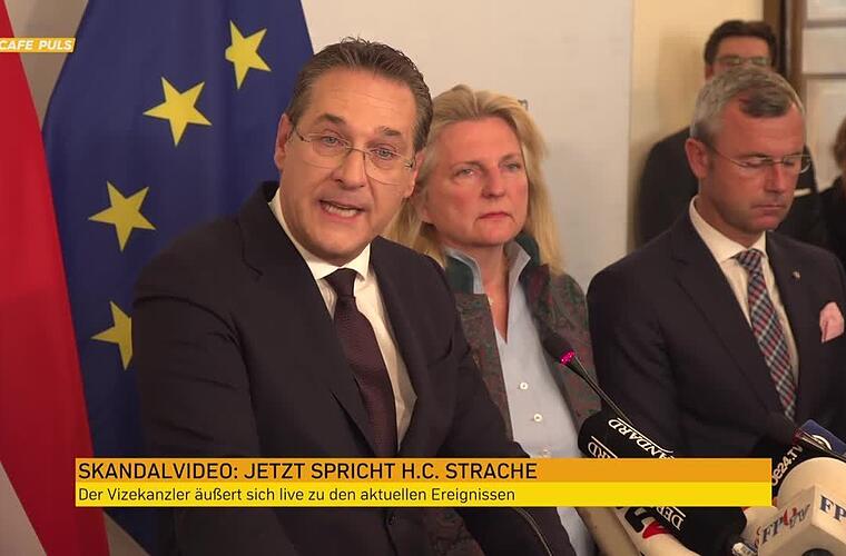 HC Strache tritt nach Ibiza-Affäre zurück: Das ganze Statement