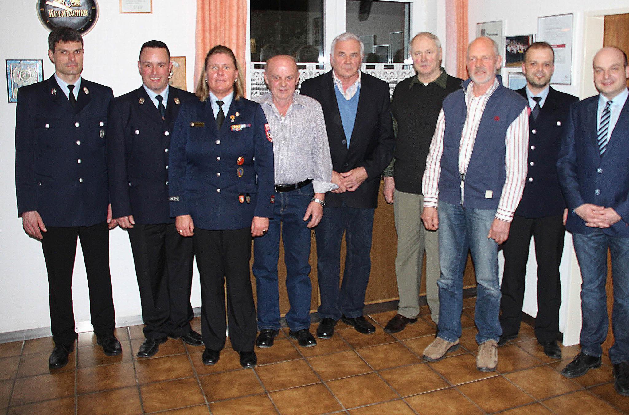 Feuerwehr Kleinwenkheim würdigt Verdienste