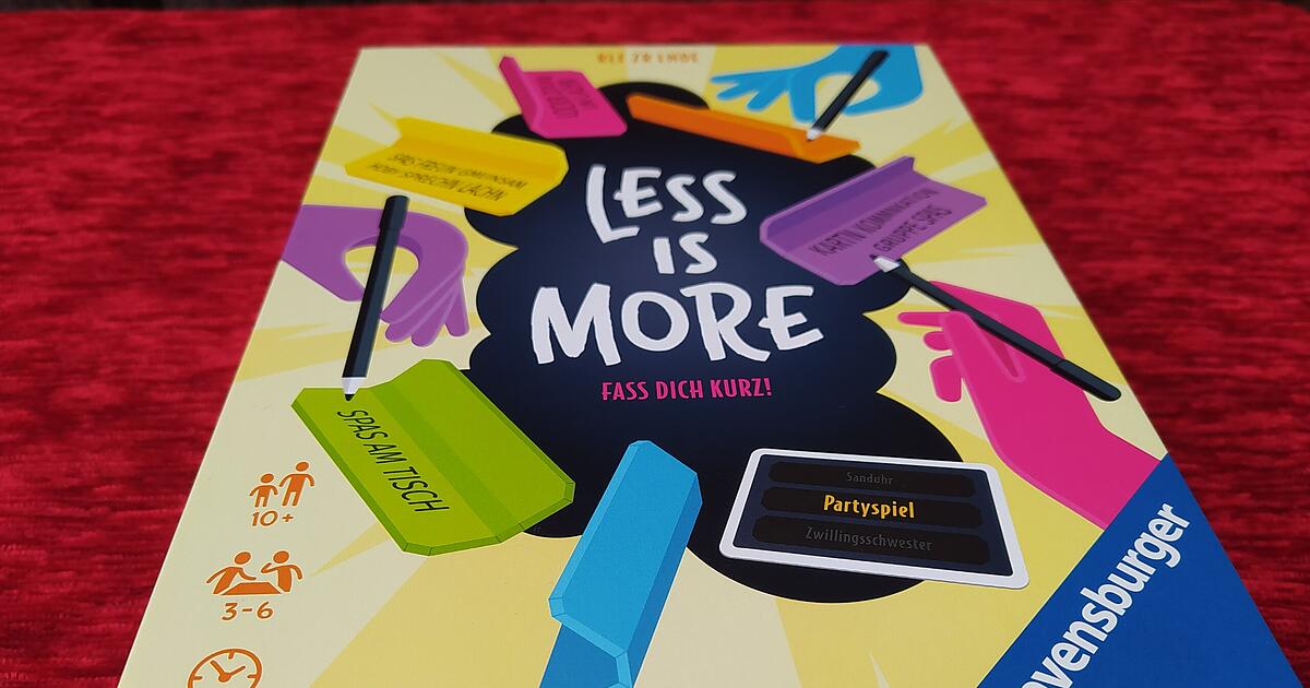 Spiele-Test "Less is more": Party-Wortsuche mit Mut zur Lücke