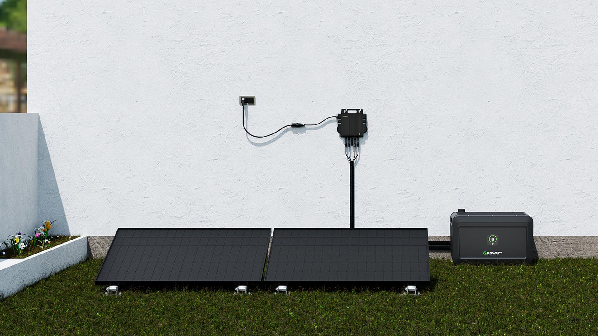 Balkonkraftwerk mit 2-kWh-Speicher: Komplettset jetzt für unter 750 Euro