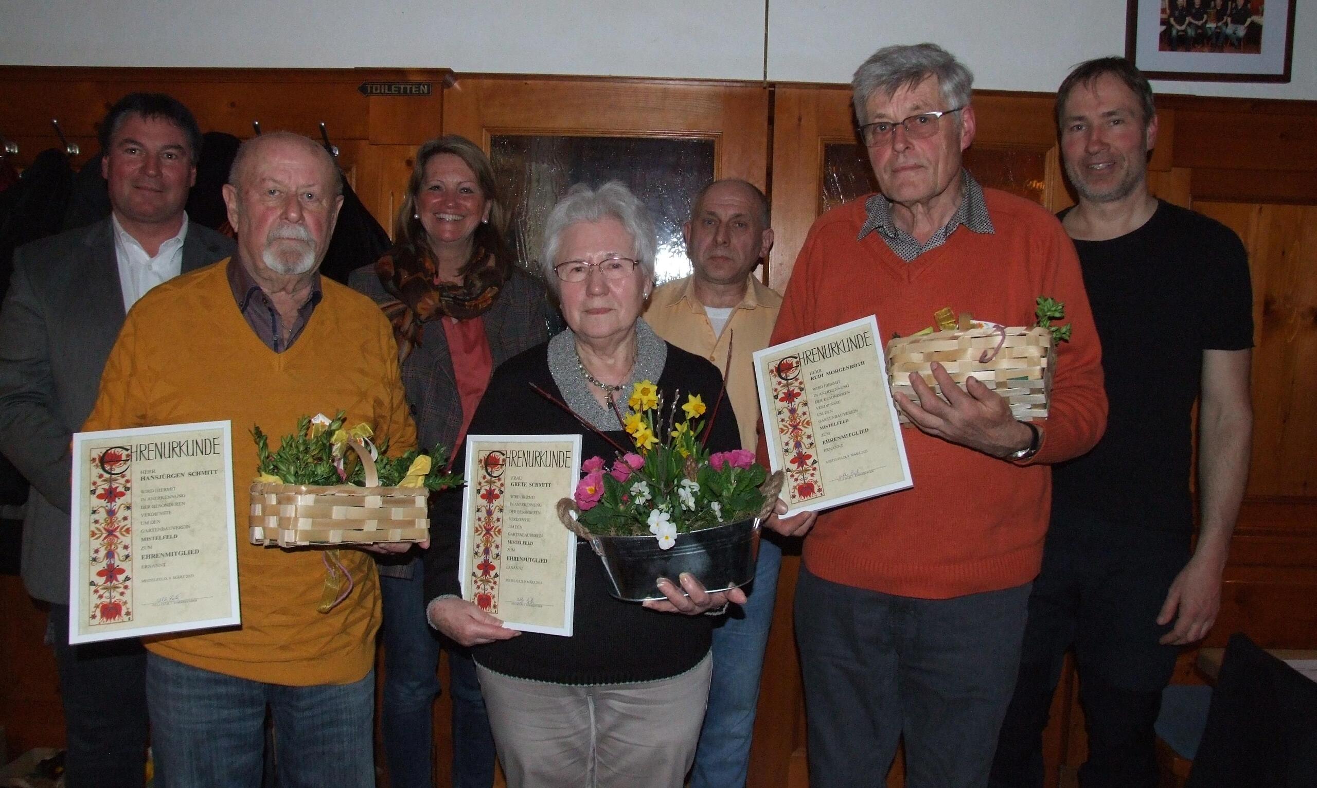 Drei neue Ehrenmitglieder