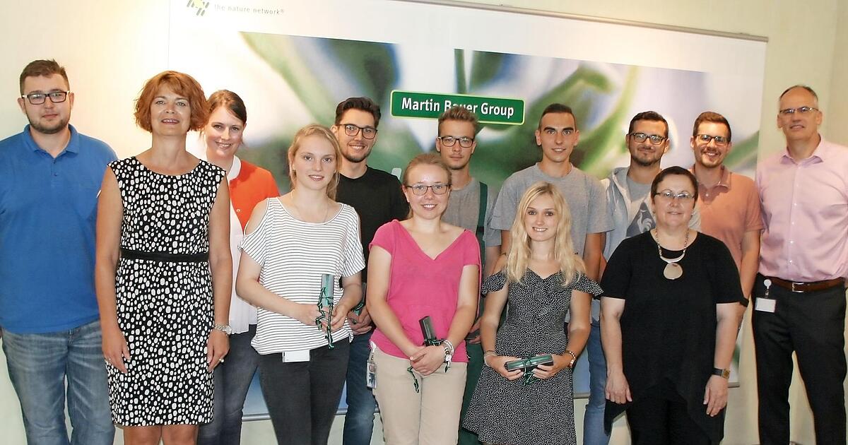 Martin Bauer Group beschenkt erfolgreiche Azubis