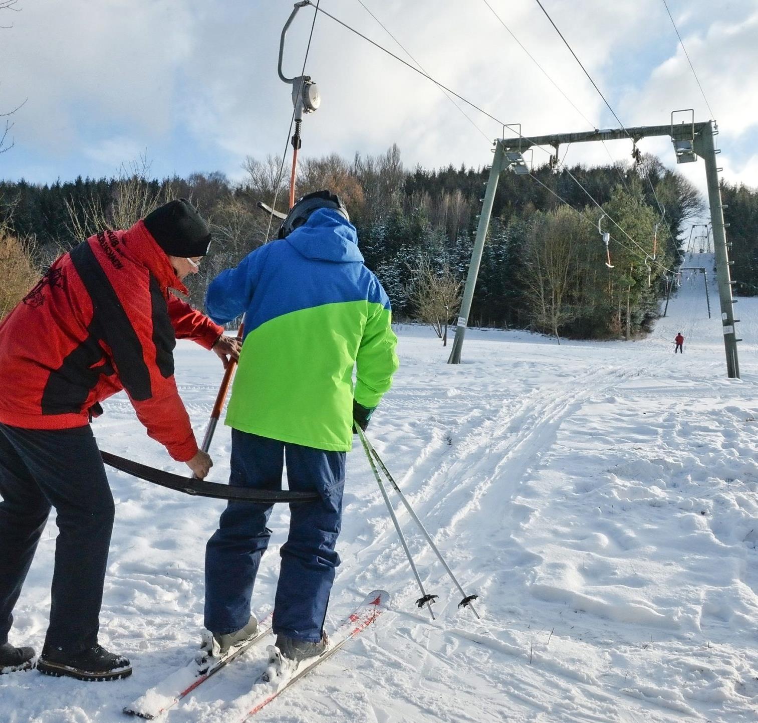 Der Skilift in Neuschleichach öffnet heute