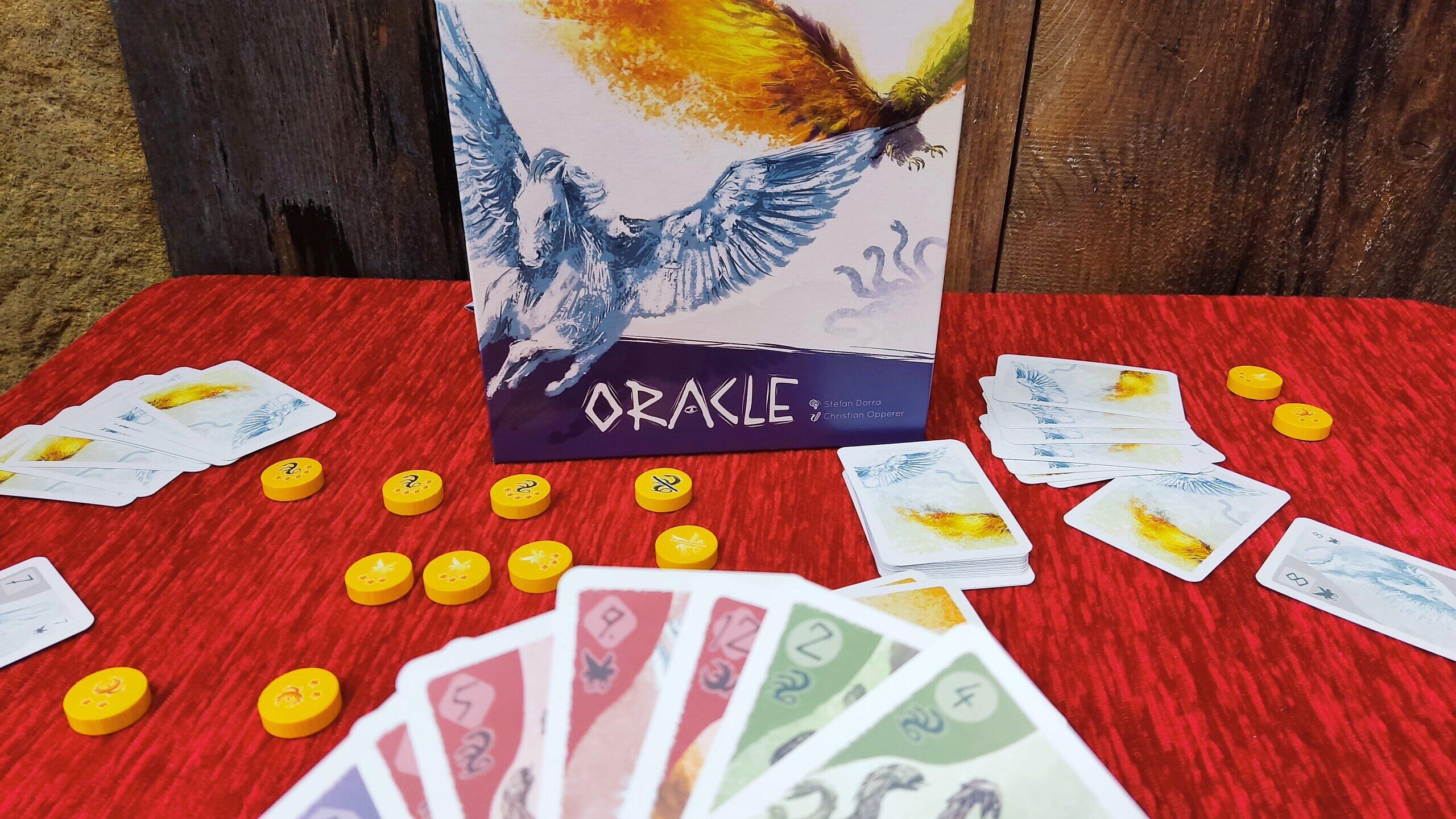 Spiele-Test "Oracle": Originelles Fabeltiere-Stechen - Kartenspiel-Tipp