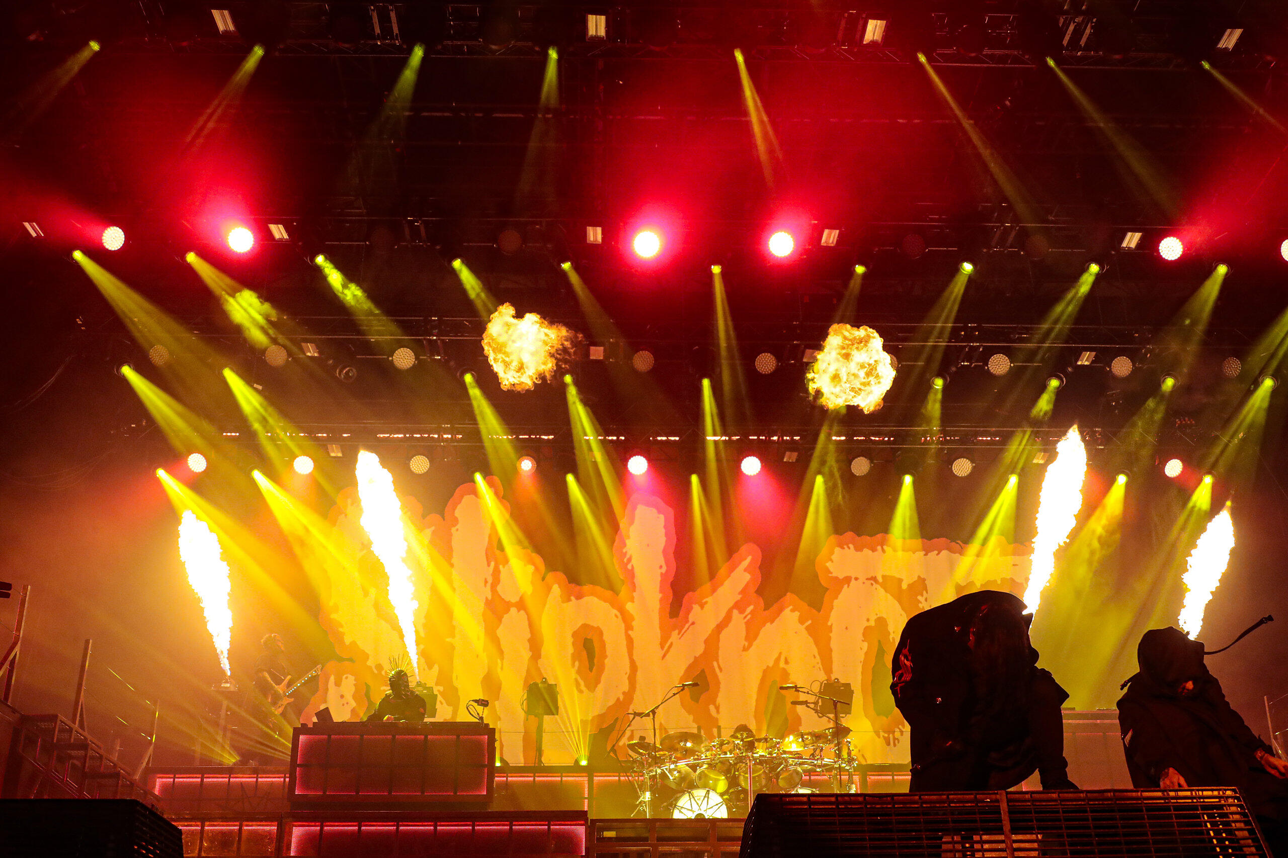 Bilder von: Der Headliner des Samstagabends: Slipknot rocken die Bühne ...