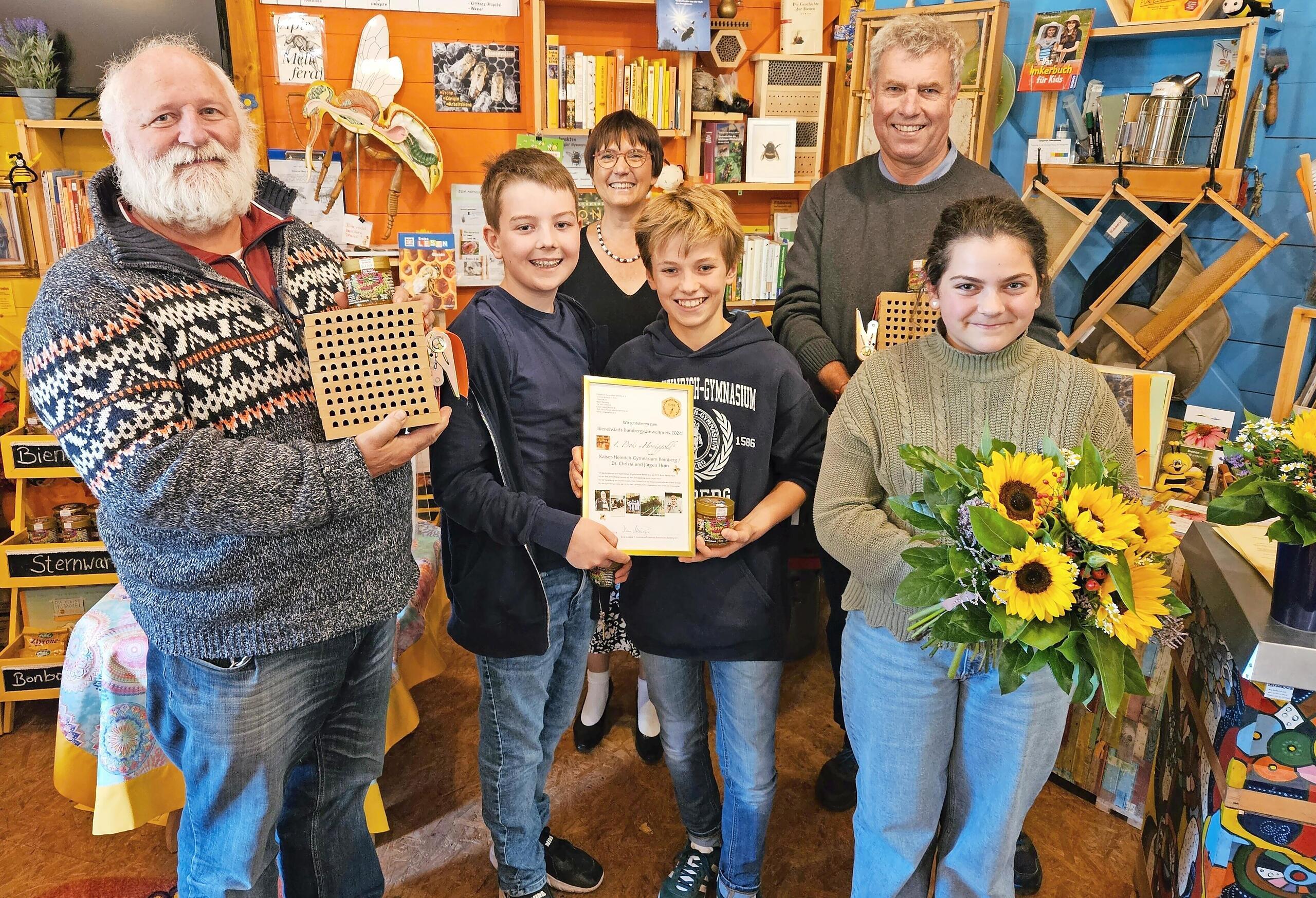 Ausgezeichnete Unterstützer der Bienen geehrt