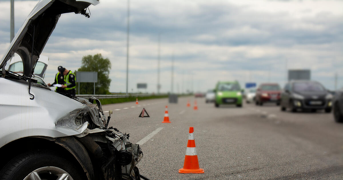 Kreis Nürnberger Land: Zwei Autos bei Unfall an Autobahnauffahrt zerstört