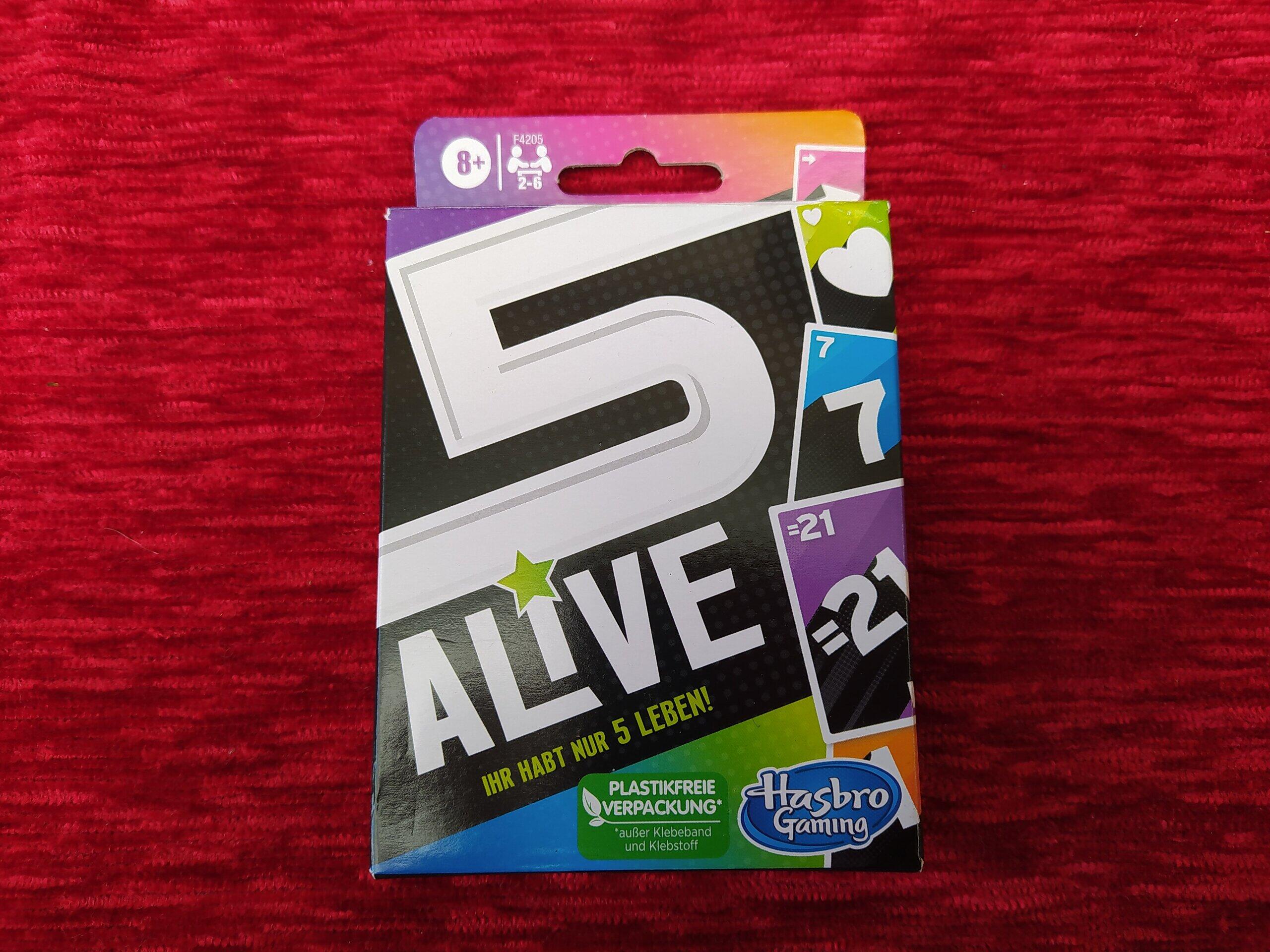 Spiele-Test "5 Alive": Gelungener Uno-Black-Jack-Mix für Fans kleiner ...
