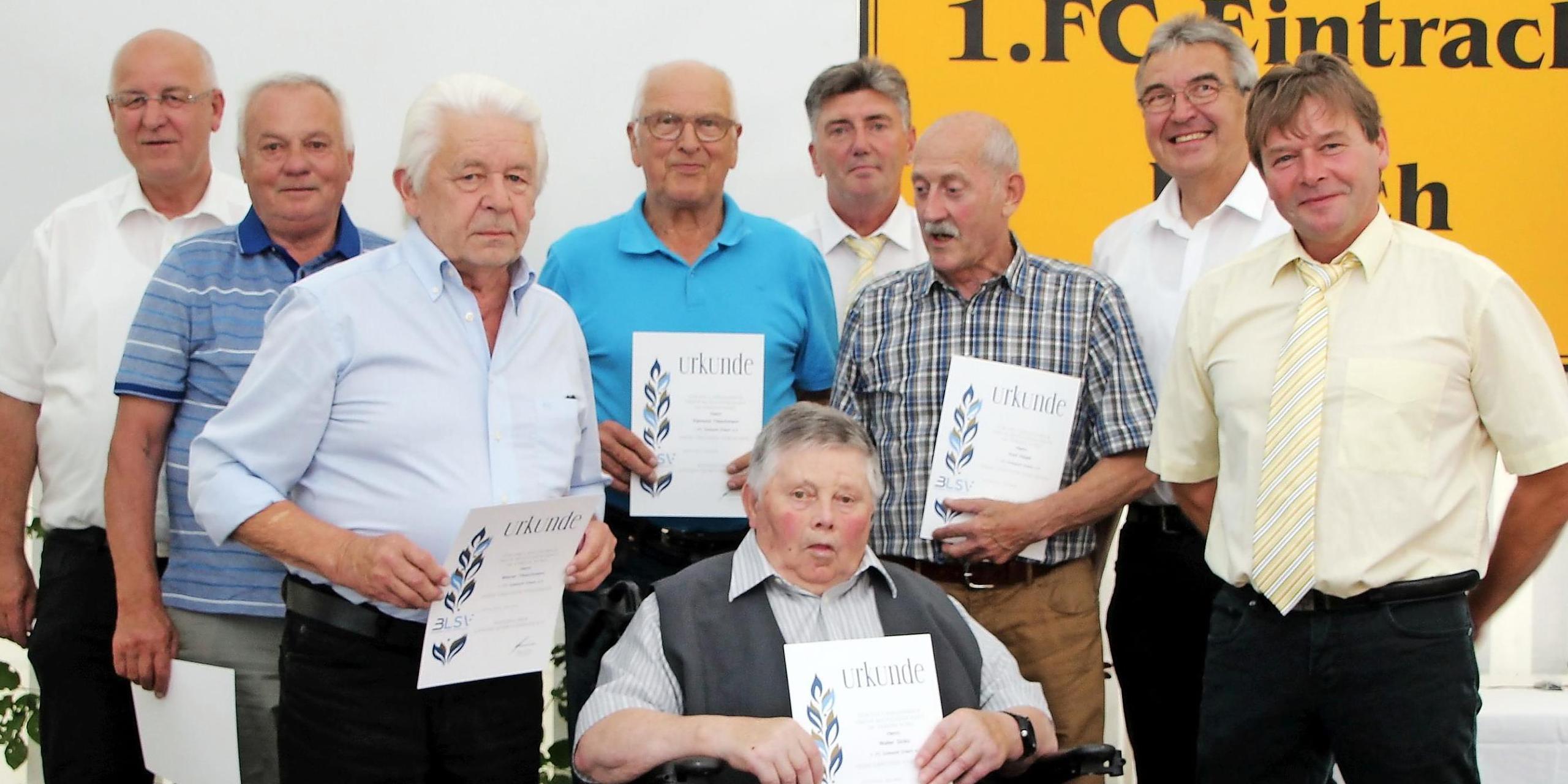 1. FC Eintracht Erlach feiert 90-Jähriges