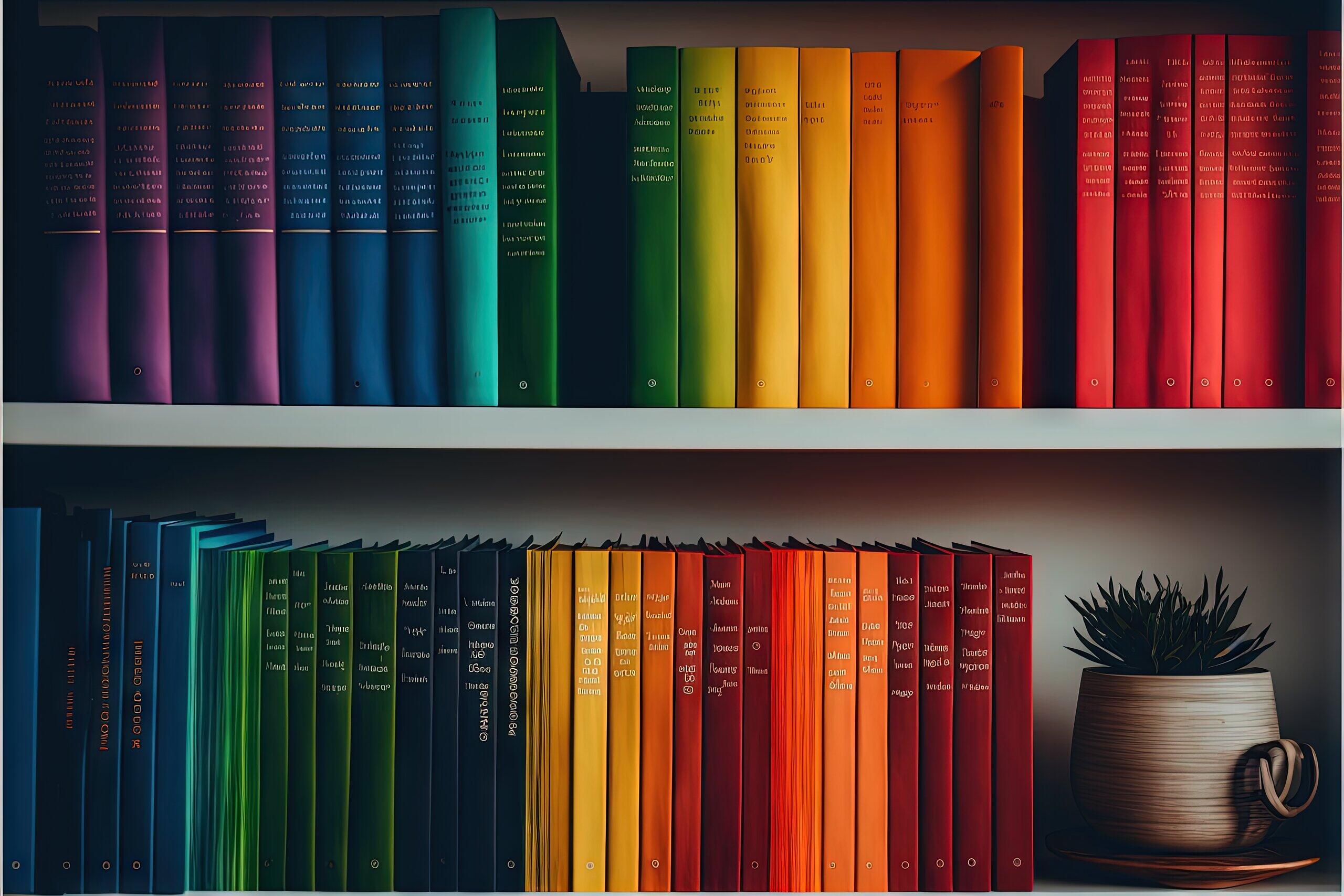 Hell nach dunkel, Regenbogen und Co.: 8 Ideen, wie du deine Bücher im ...