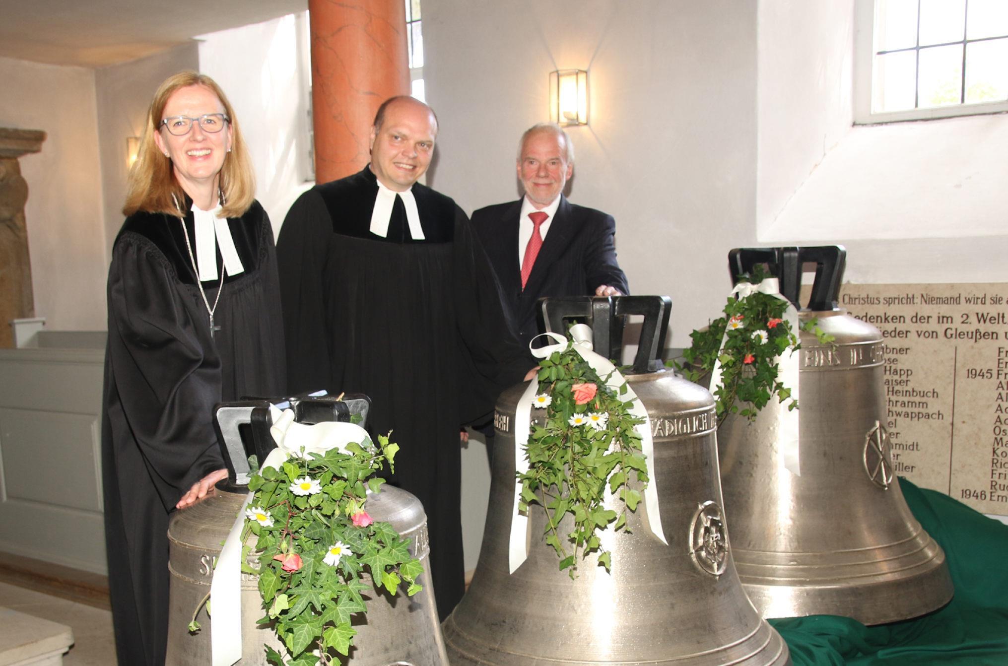 Evangelische Kirchengemeinde Gleußen hat vier neue Glocken
