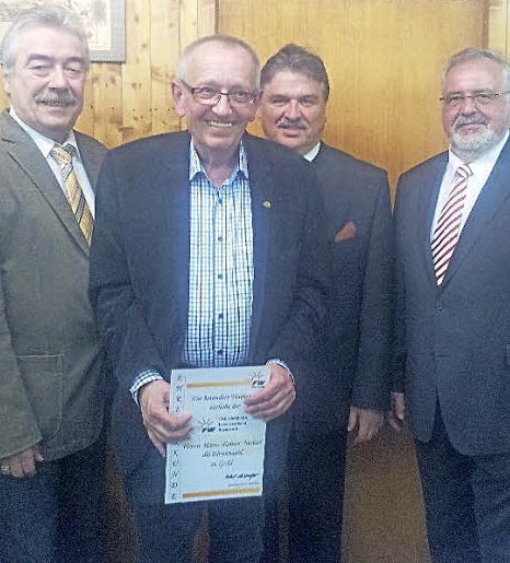 Gold für Hans-Reiner Meisel