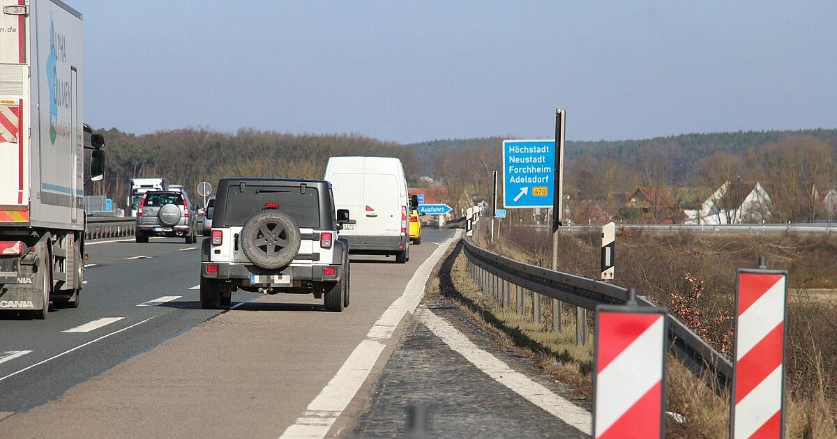 Höchstadt: Bundesstraße B 470 bei A3-Anschlusstelle gesperrt - was ...