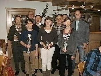 Zum Jahresschluss die besten Schützen geehrt