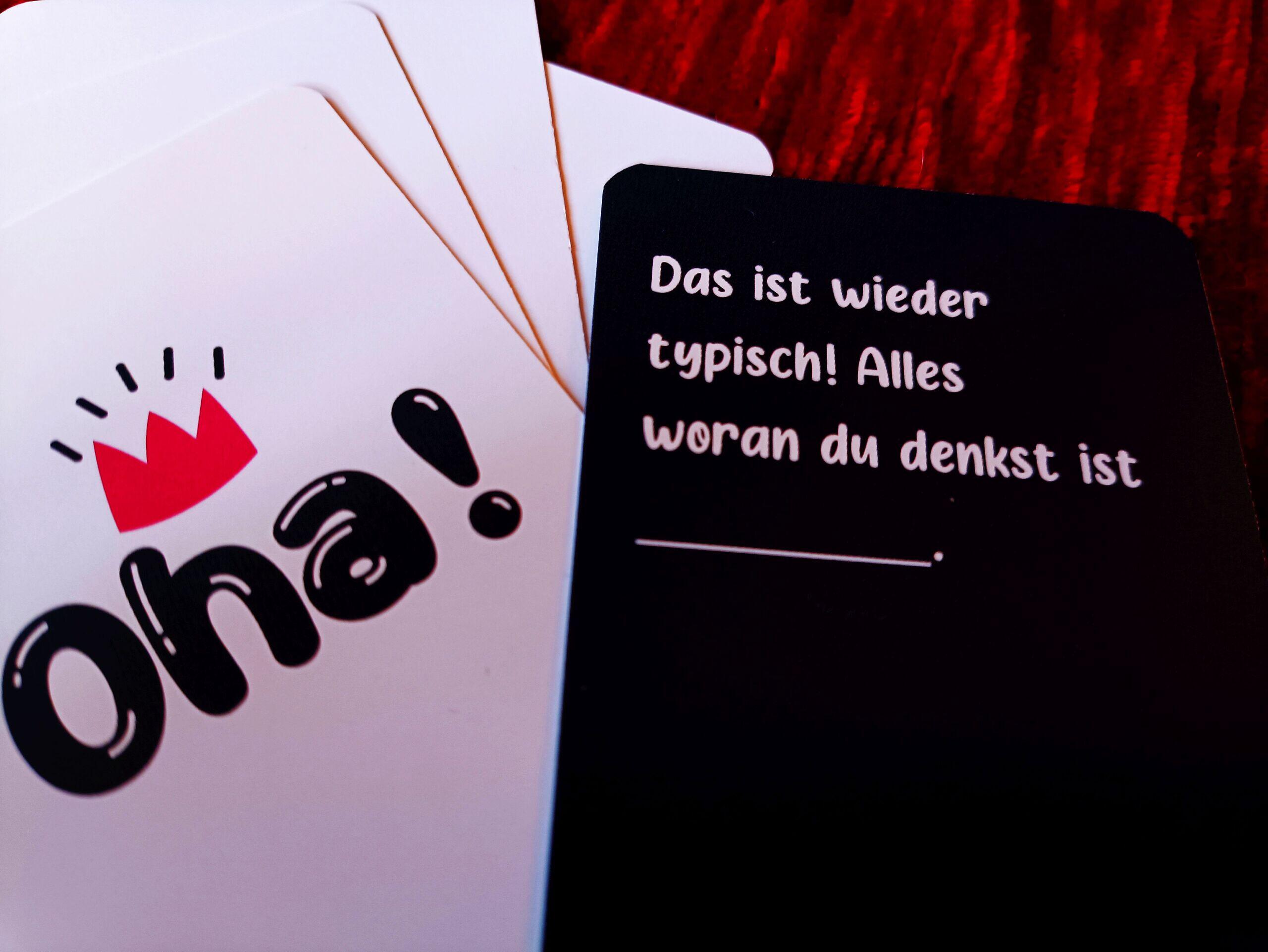 Spiele-Test "Oha!": Party-Wortspiel, auf das sich alle einigen können