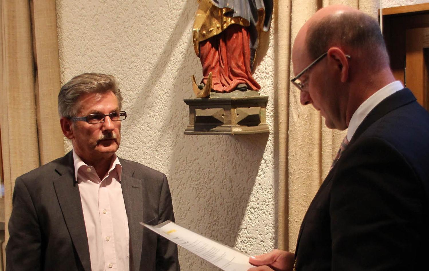 Rainer Betz wird neuer Stadtrat in Zeil
