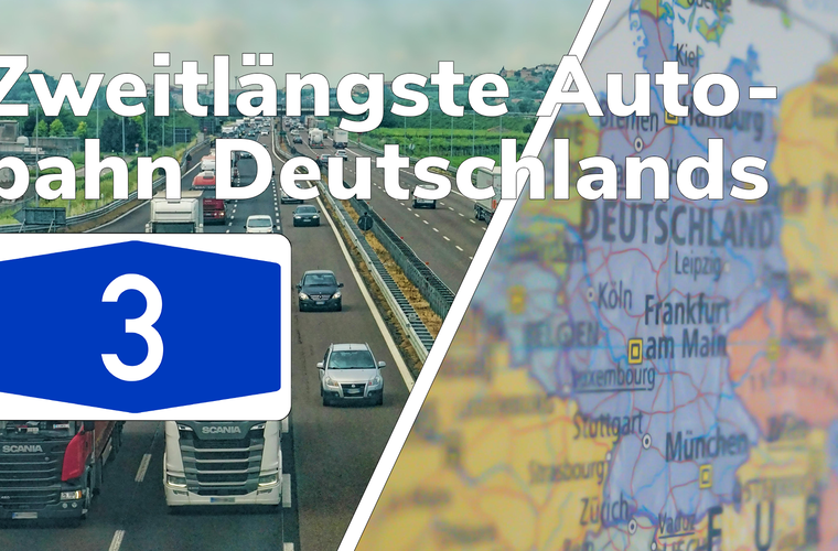 Zweitlängste Autobahn Deutschlands: Fakten zur A3