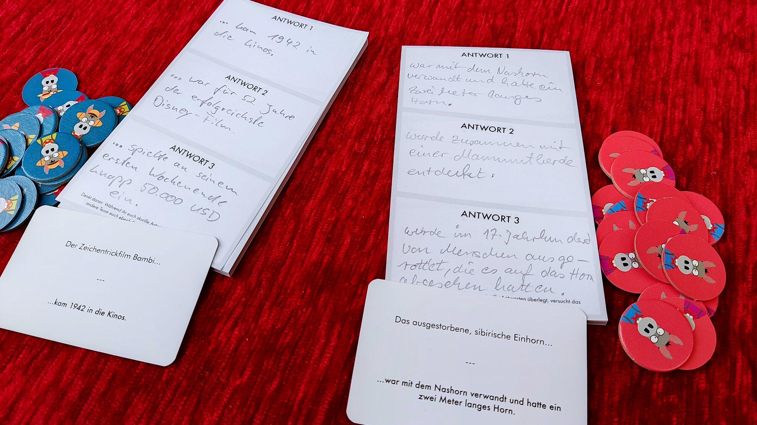 Spiele-Test "Doofer Esel": Kreatives Wortspiel mit Zocker-Element