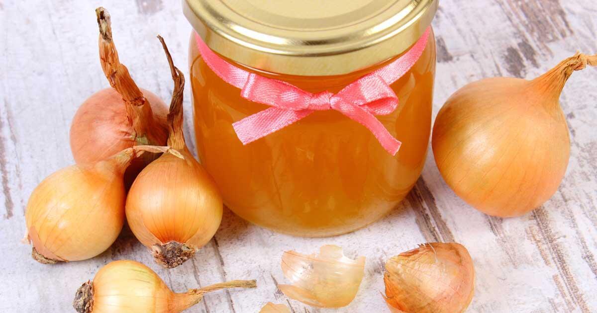 Honig Zwiebel Hustensaft