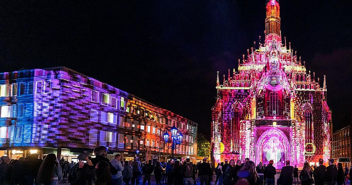 "Herbe Enttäuschung" bei der Blauen Nacht 2025 in Nürnberg - mehr als 100.000 Besucher