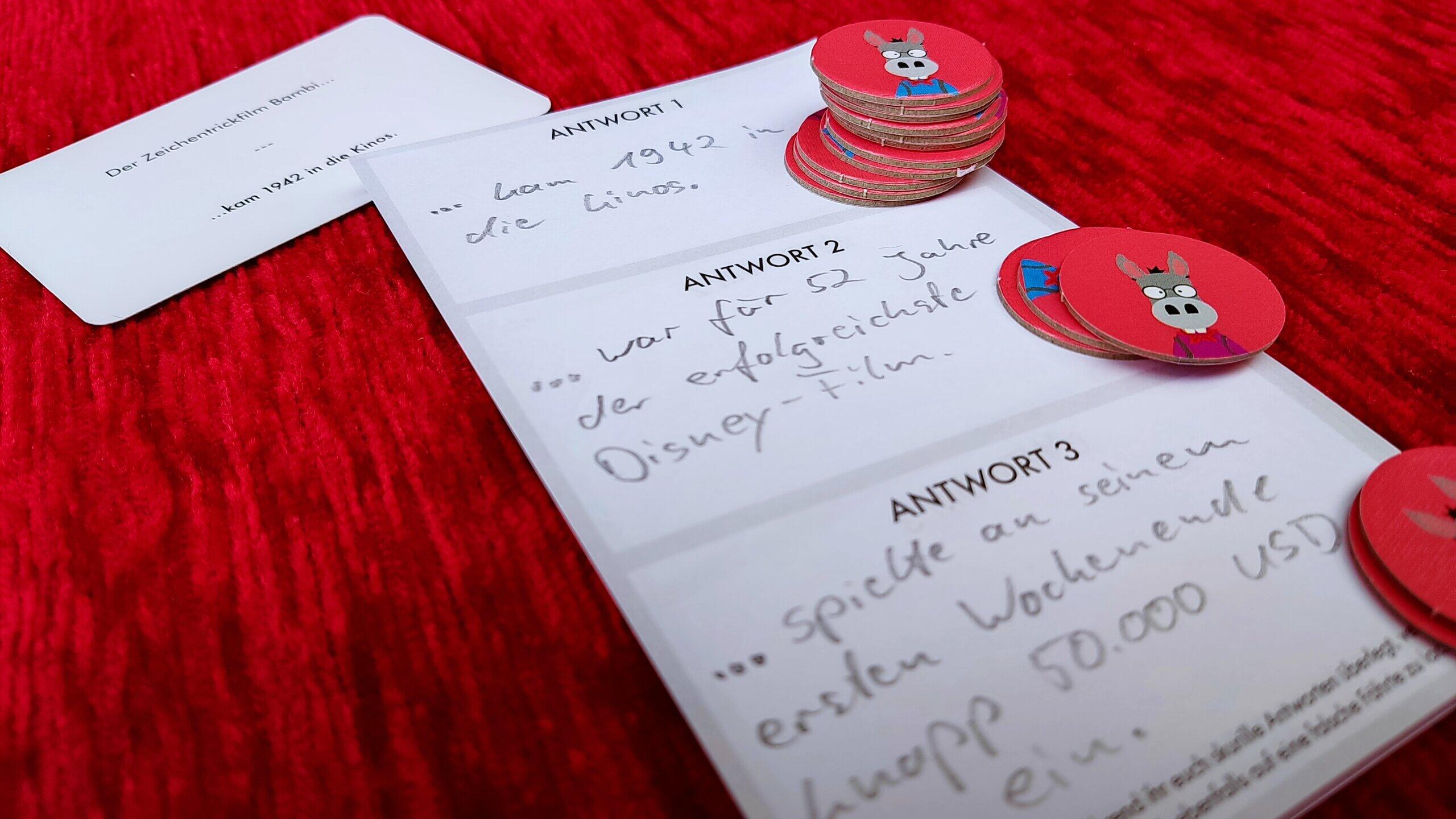 Spiele-Test "Doofer Esel": Kreatives Wortspiel mit Zocker-Element