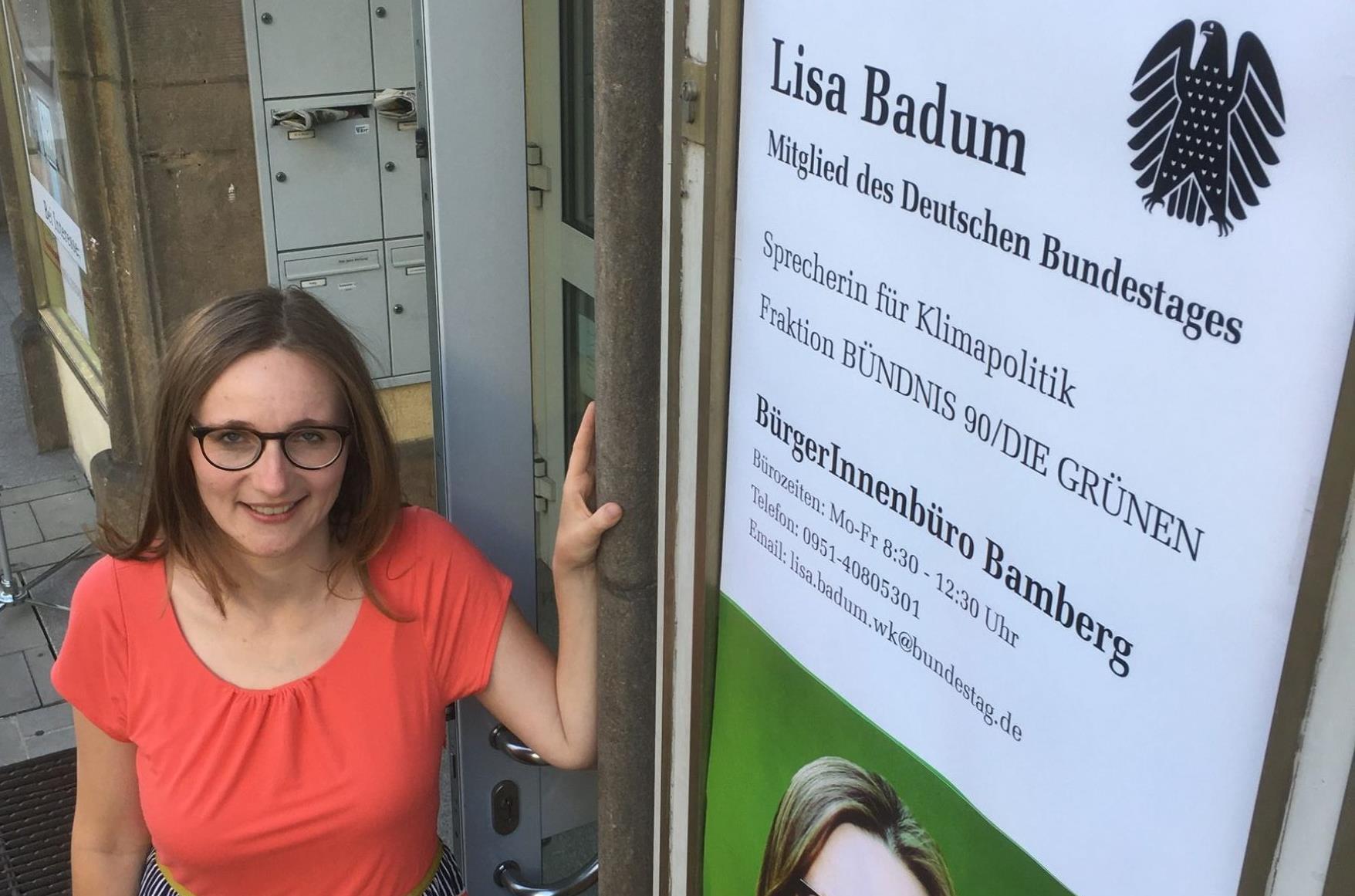 Auch Lisa Badum zieht in die Luitpoldstraße