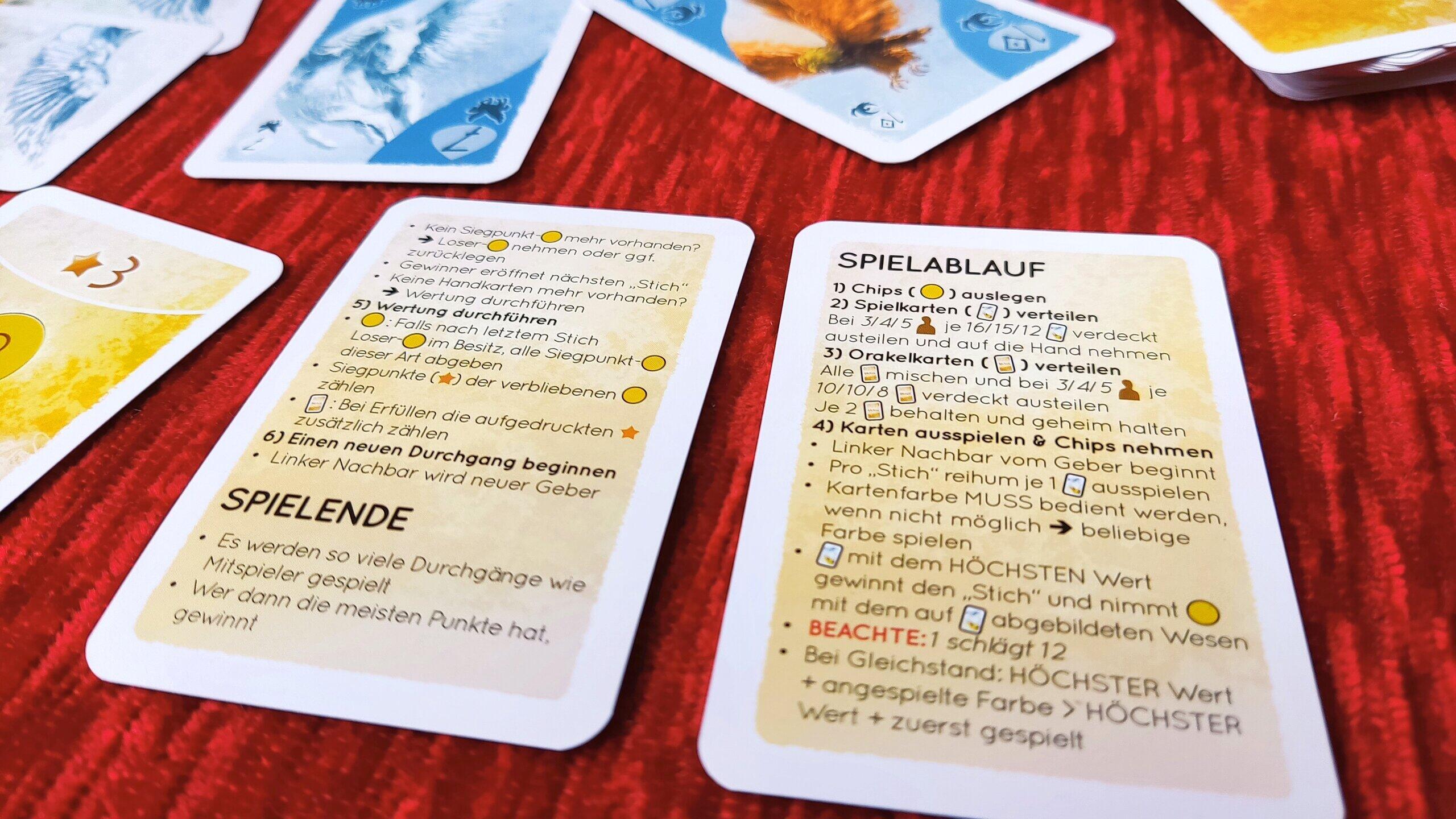 Spiele-Test "Oracle": Originelles Fabeltiere-Stechen - Kartenspiel-Tipp