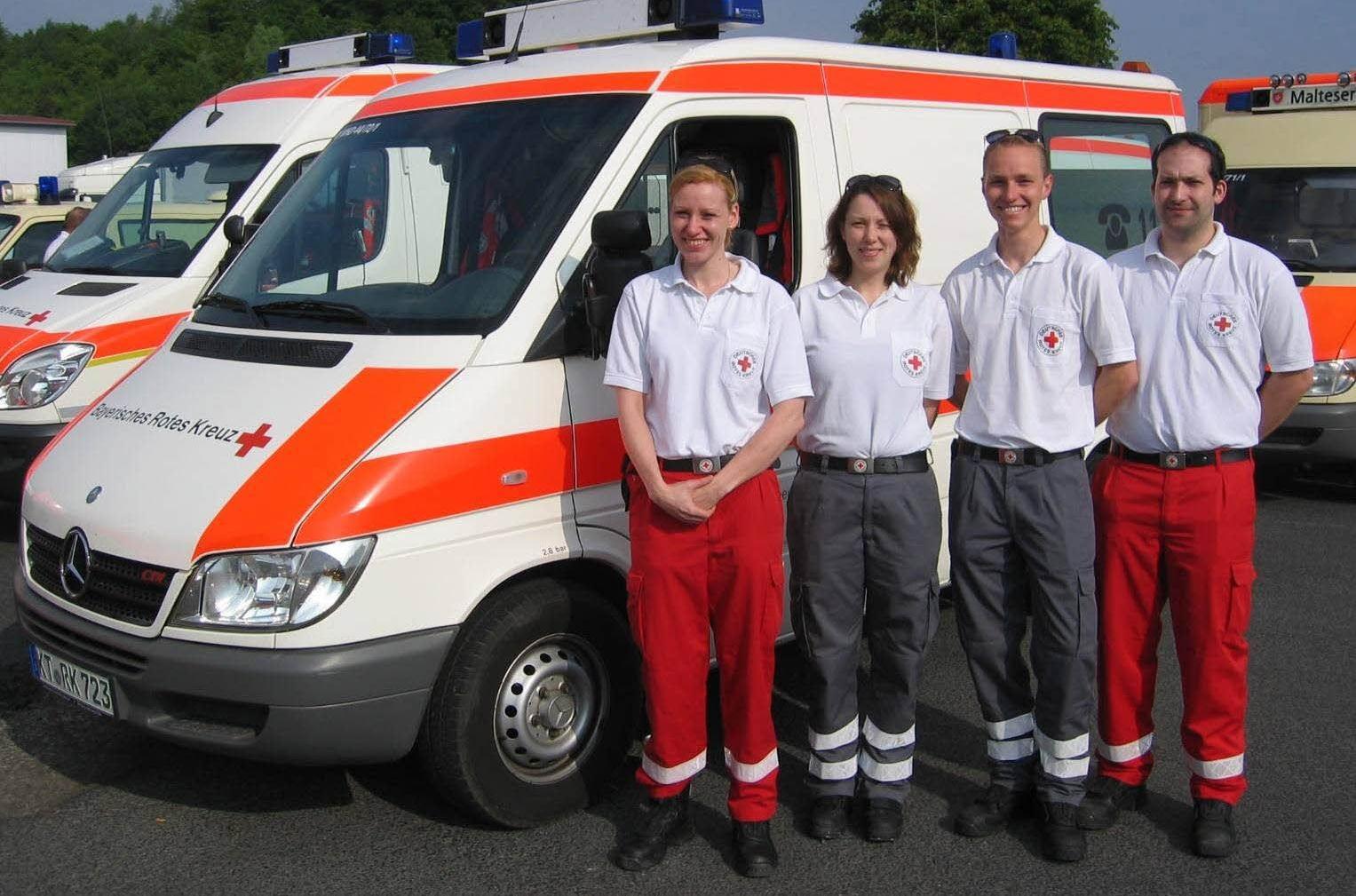 Kitzinger Sanitäter helfen in Deggendorf