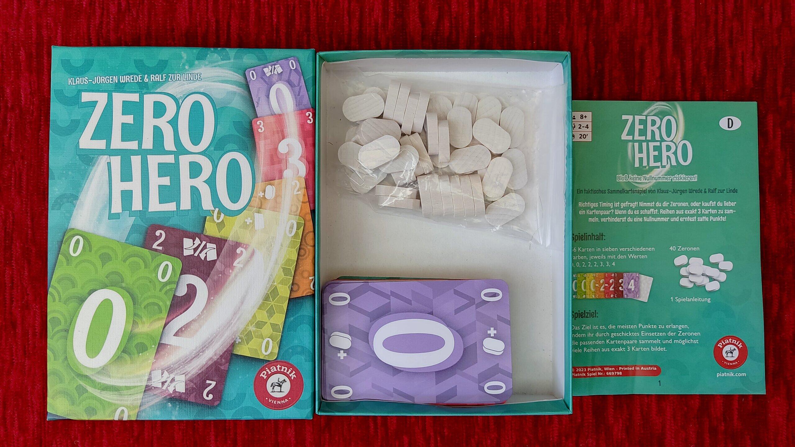 Spiele-Test "Zero Hero": Zackige Zockerei mit Zeronen - Kartenspiel-Tipp