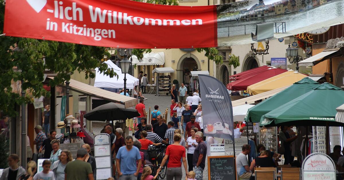 15. August: Schlendern, kaufen und genießen: Kitzingen lädt an Mariä ...