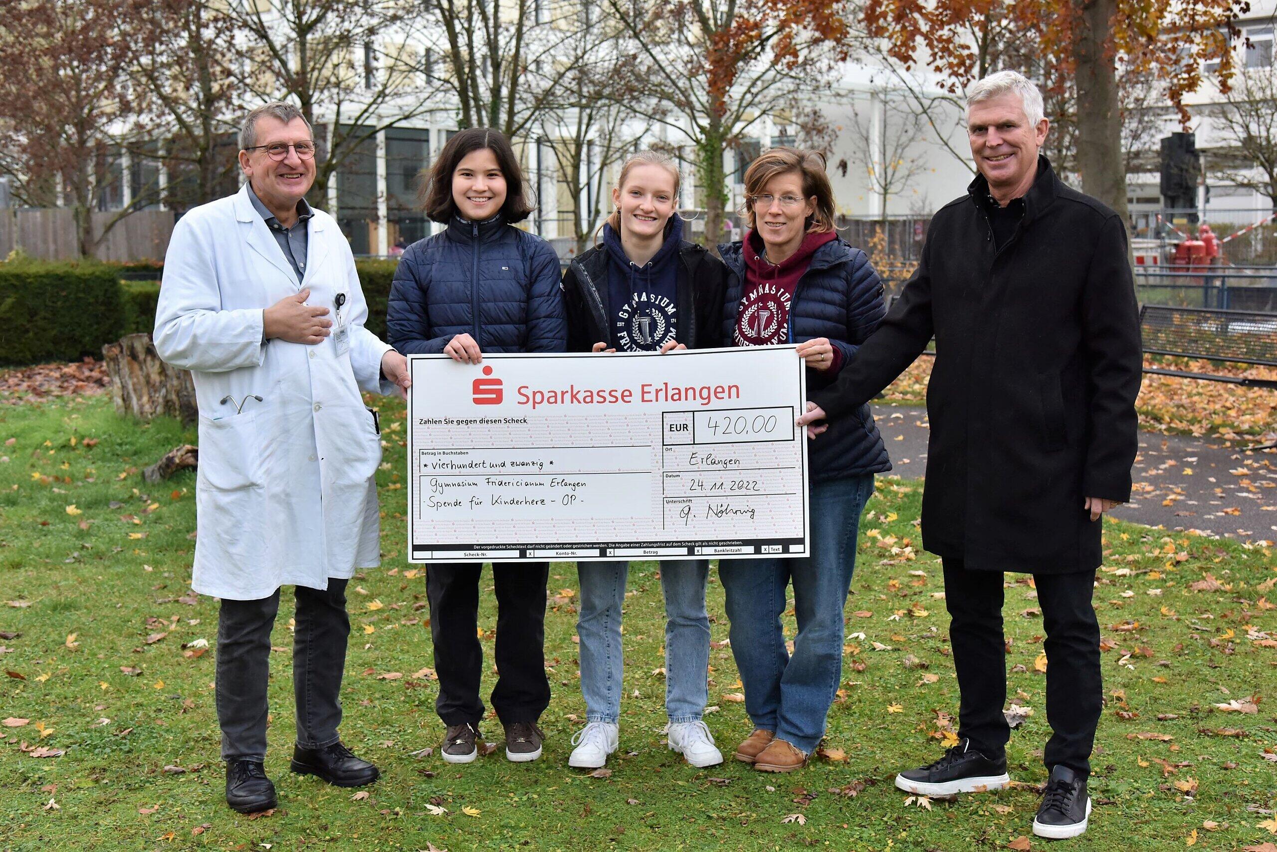 Erlangen: Gymnasium Fridericianum spendet an Aktion "Kinderherz-OP ...