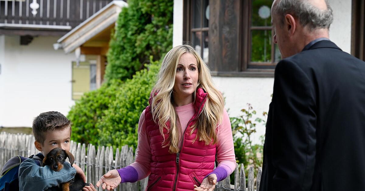 Moderatorin Andrea Kaiser und ihr Sohn Tim (9) haben im neuen "Frühling ...