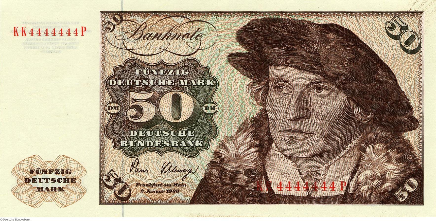 Deutsche Mark - Banknoten ab 1961 - Bildergalerie
