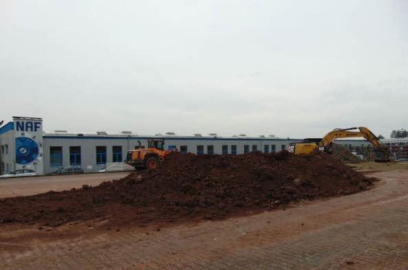 Bei der NAF in Neunkirchen wird gebaut