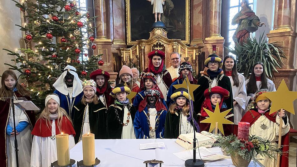 Mainrother Sternsinger waren an zwei Tagen unterwegs