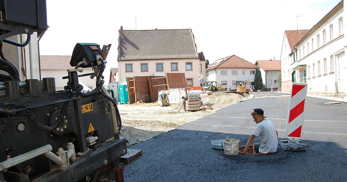 Ein neuer Marktplatz entsteht in Oberthulba