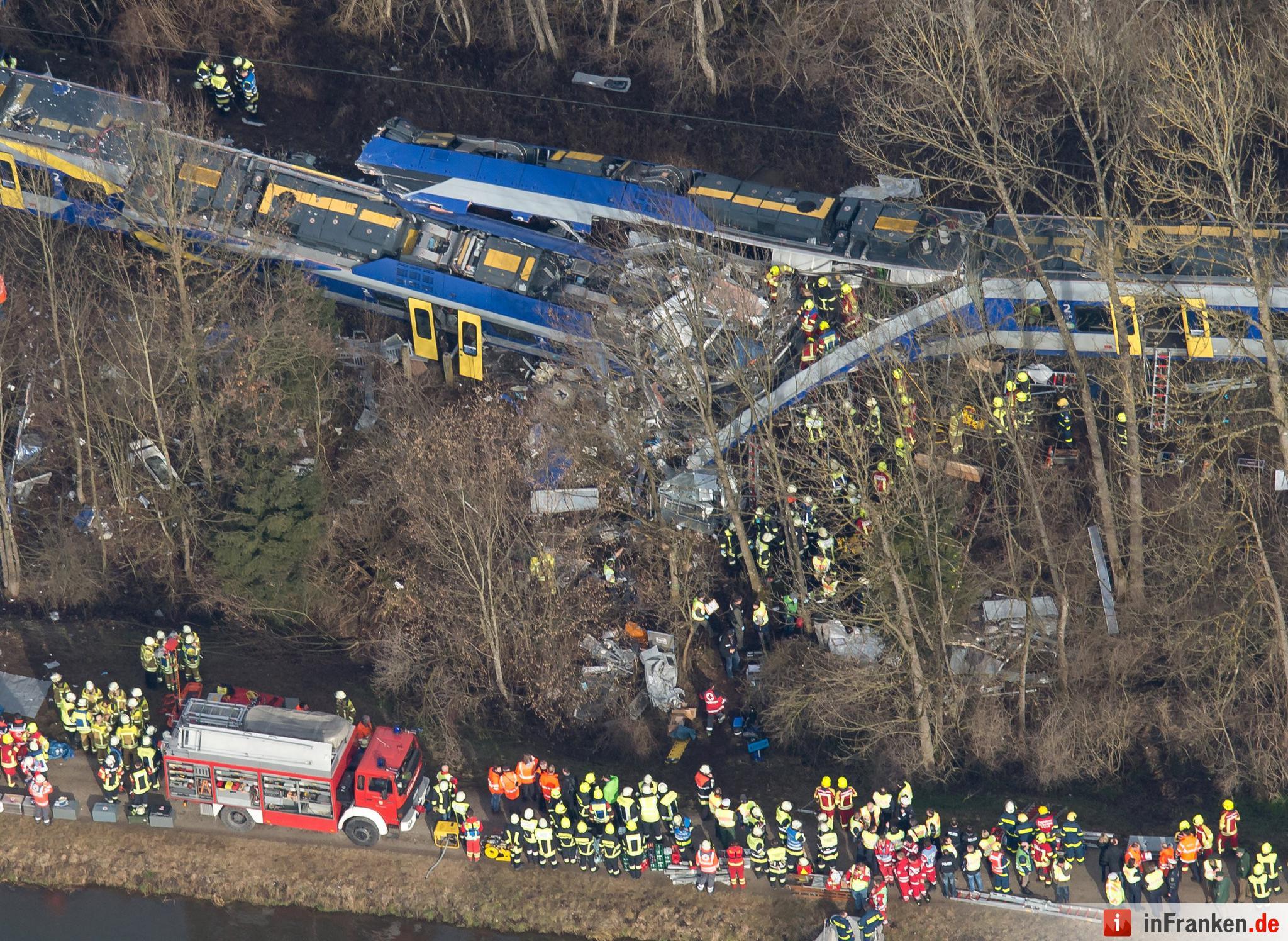 Bilder von: Zugunglück bei Bad Aibling
