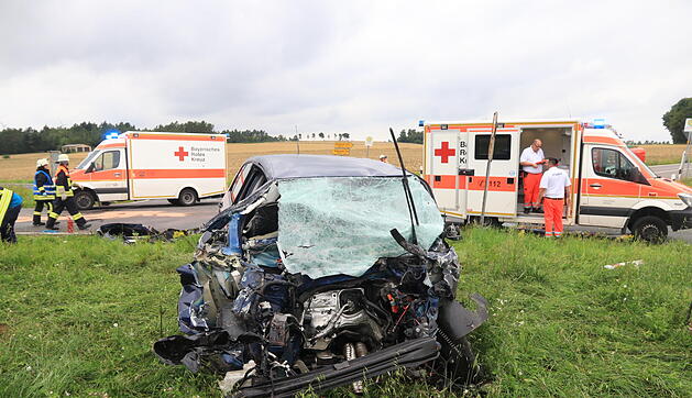 Schwerer Unfall im Landkreis Bamberg - Bildergalerie