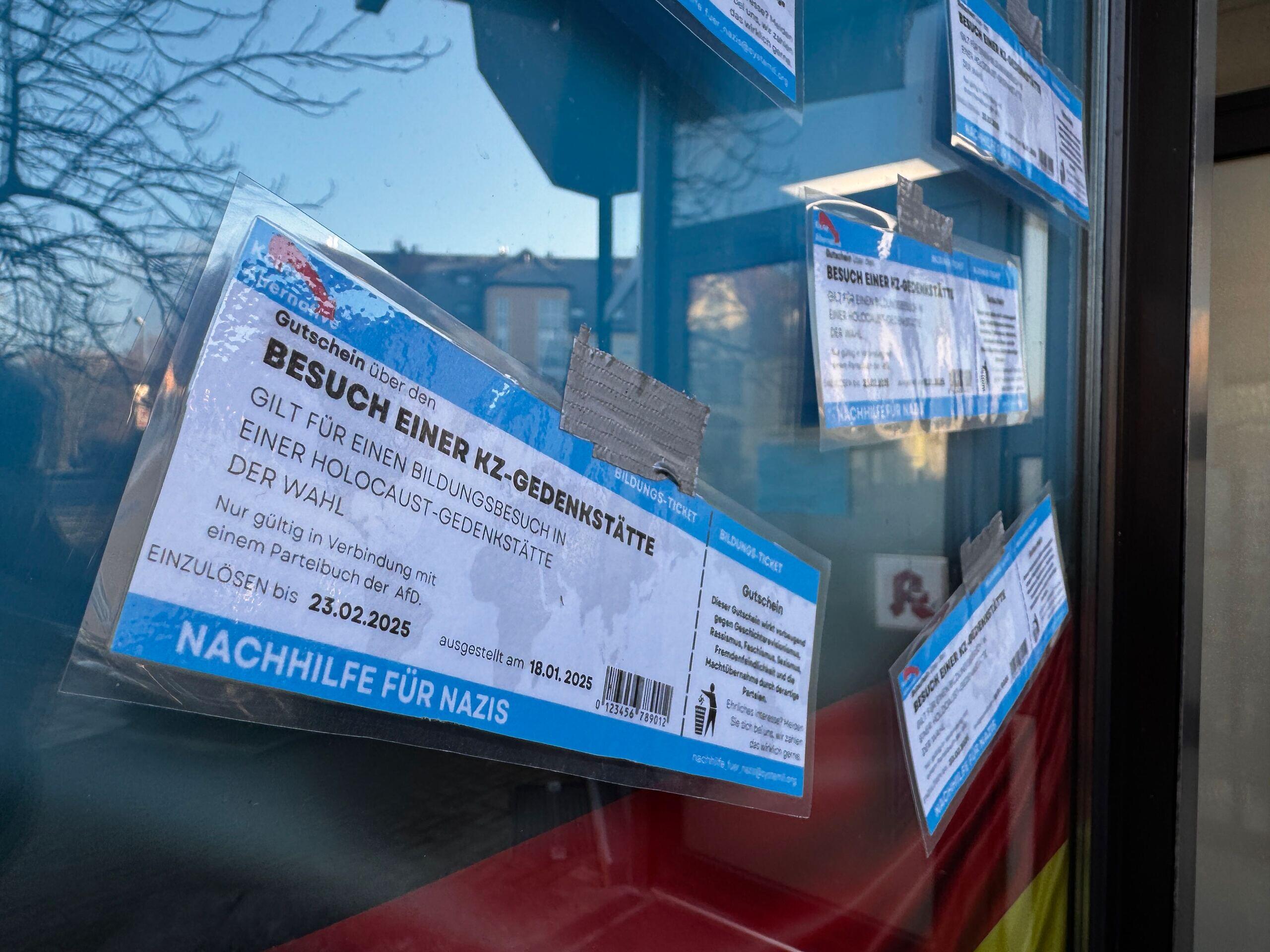 "Ticket"-Angriff auf AfD-Büro in Bayreuth: Jetzt schaltet sich die ...