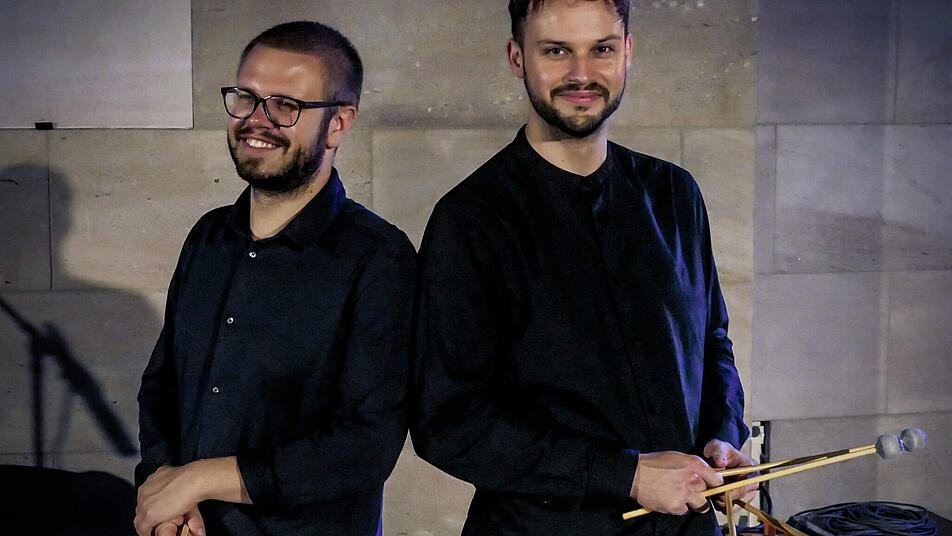 Bad Kissingen: Percussion-Duo "zweiPLUSeins" tritt bei Winterzauber auf ...