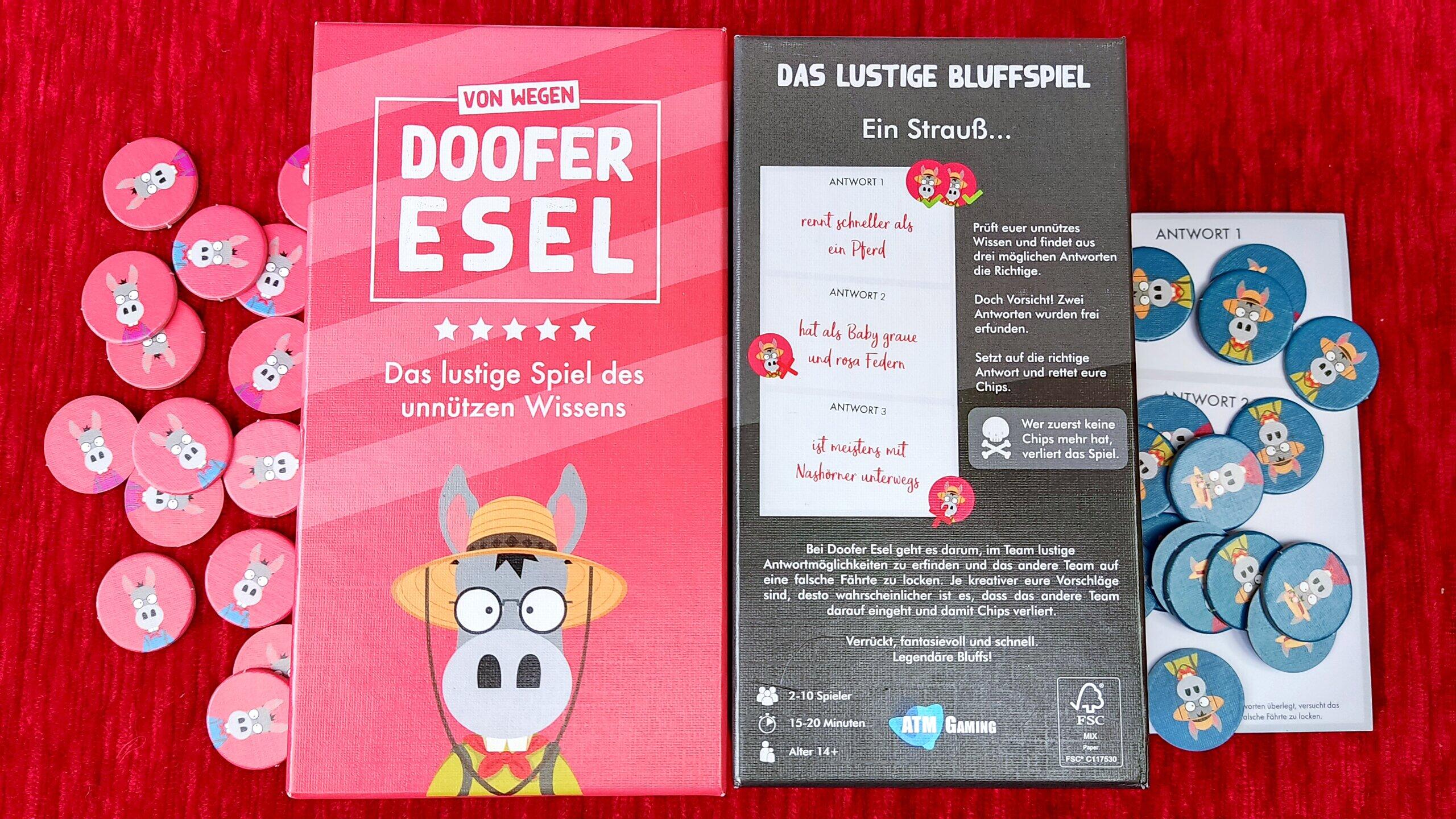 Spiele-Test "Doofer Esel": Kreatives Wortspiel mit Zocker-Element