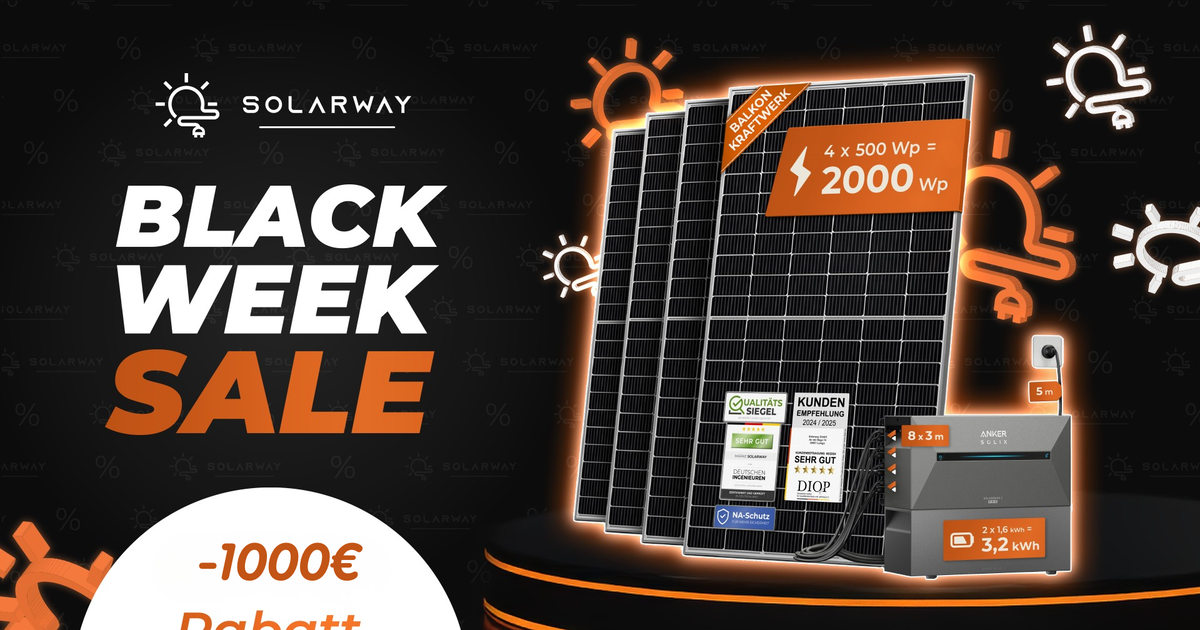 Black Friday Wahnsinn: Solarbank 2 im 2000-Watt-Set zum Schleuderpreis!