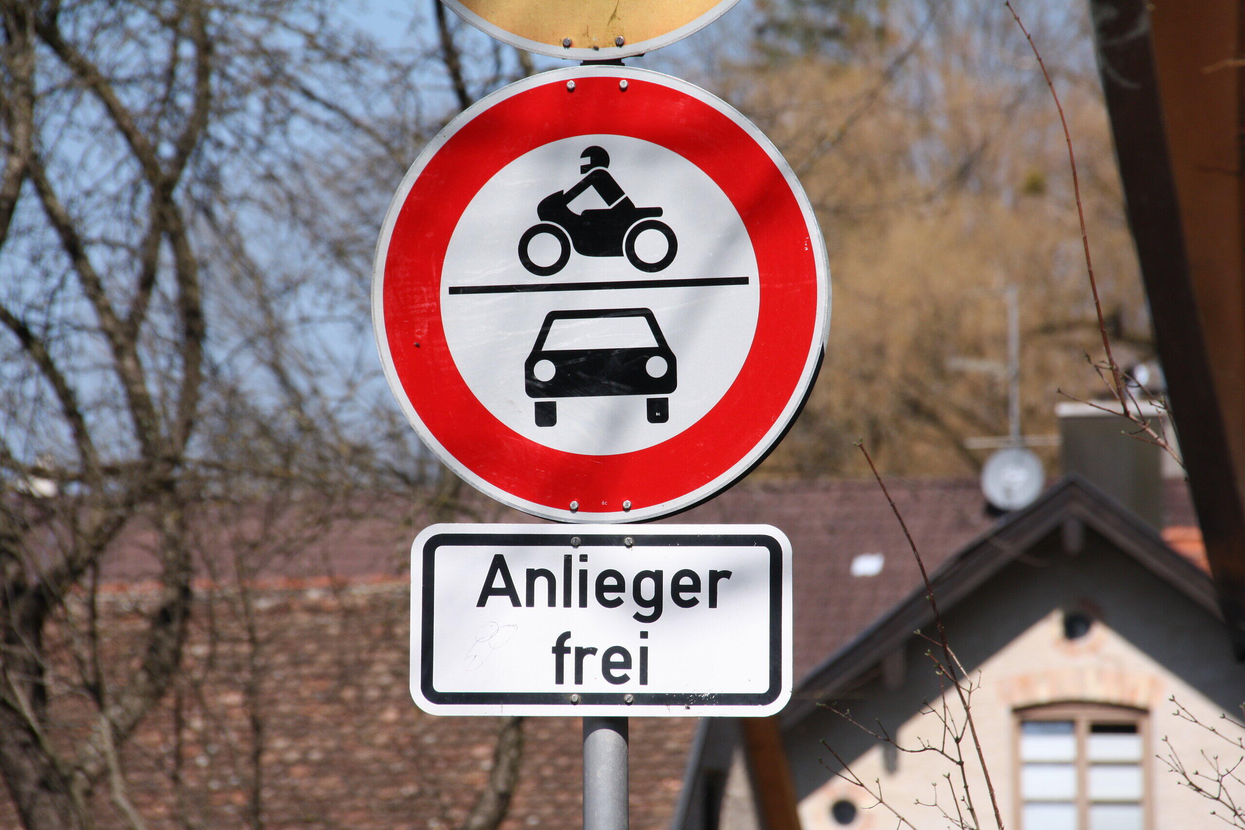 Was Ist Anlieger Frei? _ Zeichen 260: Verbot für Kraftfahrzeuge mit ...