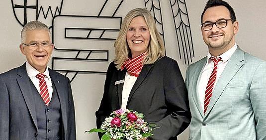 Corinna Heim 25 Jahre bei der Sparkasse